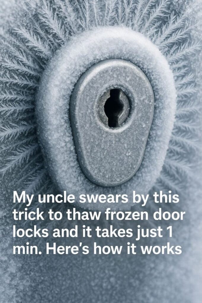 My Uncle Swears by This 1-Minute Trick to Thaw Frozen Door Locks — Here ...